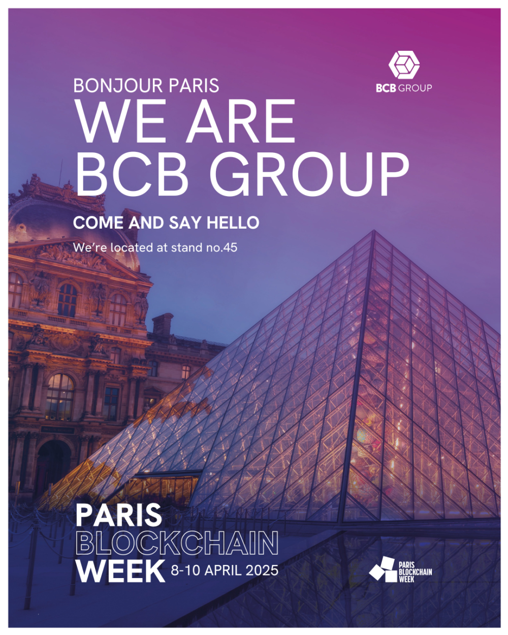 BCB Group Heads to Paris Blockchain Week 2025 - BCB Group